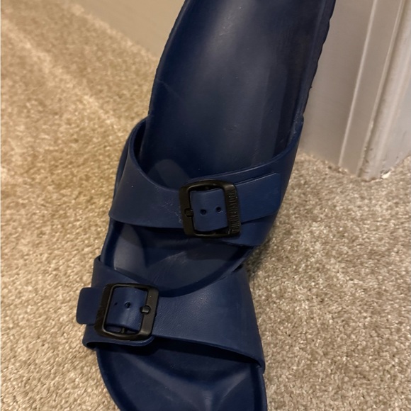 CROCS | Shoes | Crocs Blue Sandals With Adjustable Straps | Poshmark